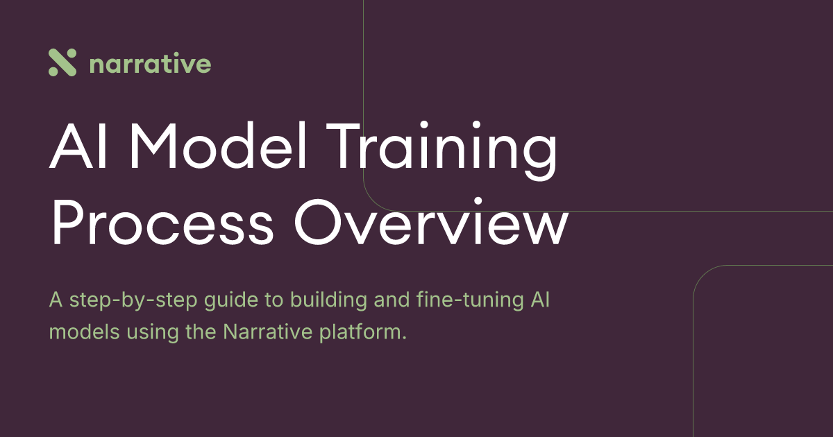 AI Model Training Process Overview
