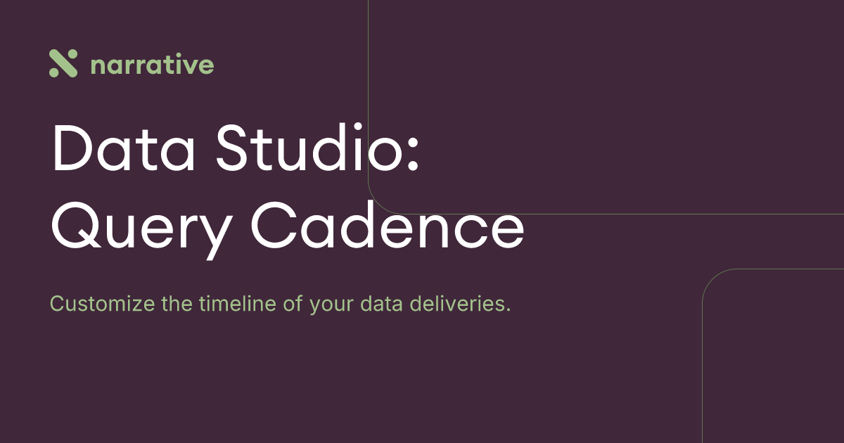 Data Studio: Query Cadence