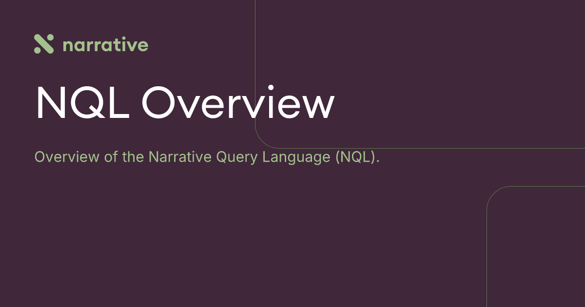 NQL Overview